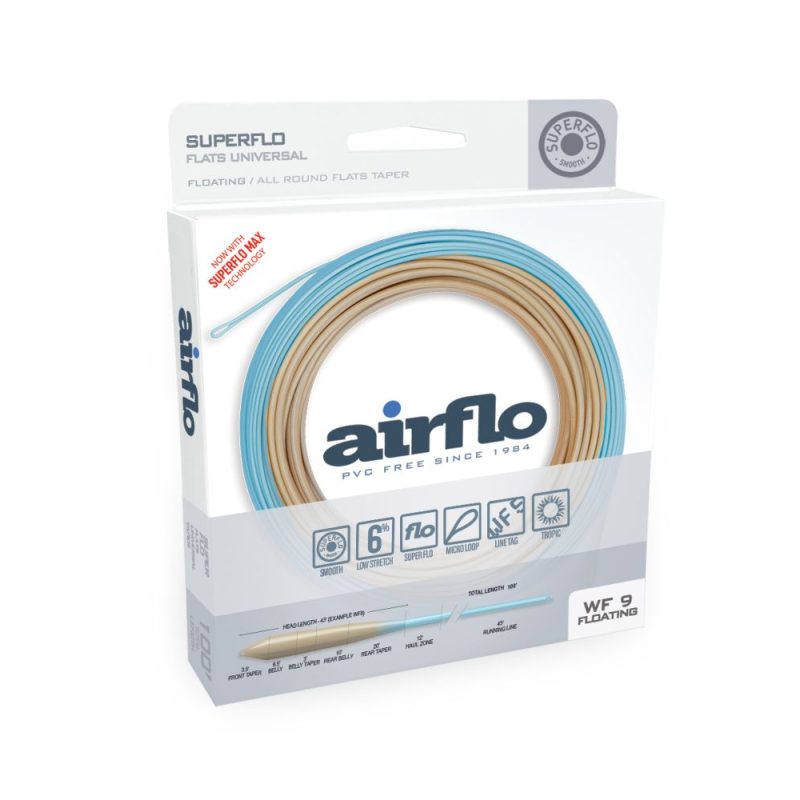 AIRFLO Superflo Flats Universal Taper - Pacific Rivers Outfitting Company